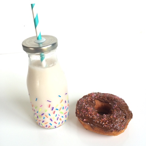 Craft it - A Sprinkle Milk Bottle - A Kailo Chic Life