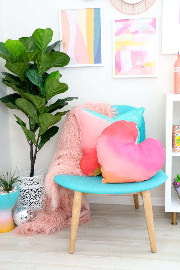 DIY Gradient Pillows - A Kailo Chic Life