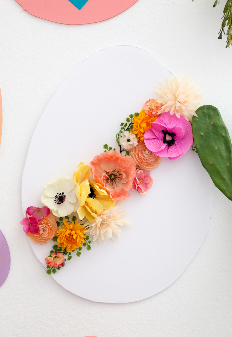 DIY Giant Easter Egg Wall Art - A Kailo Chic Life