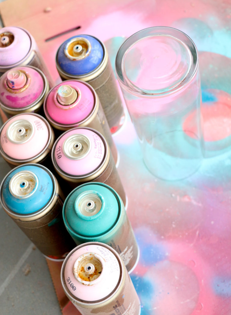 DIY Graffiti Flower Vases - A Kailo Chic Life