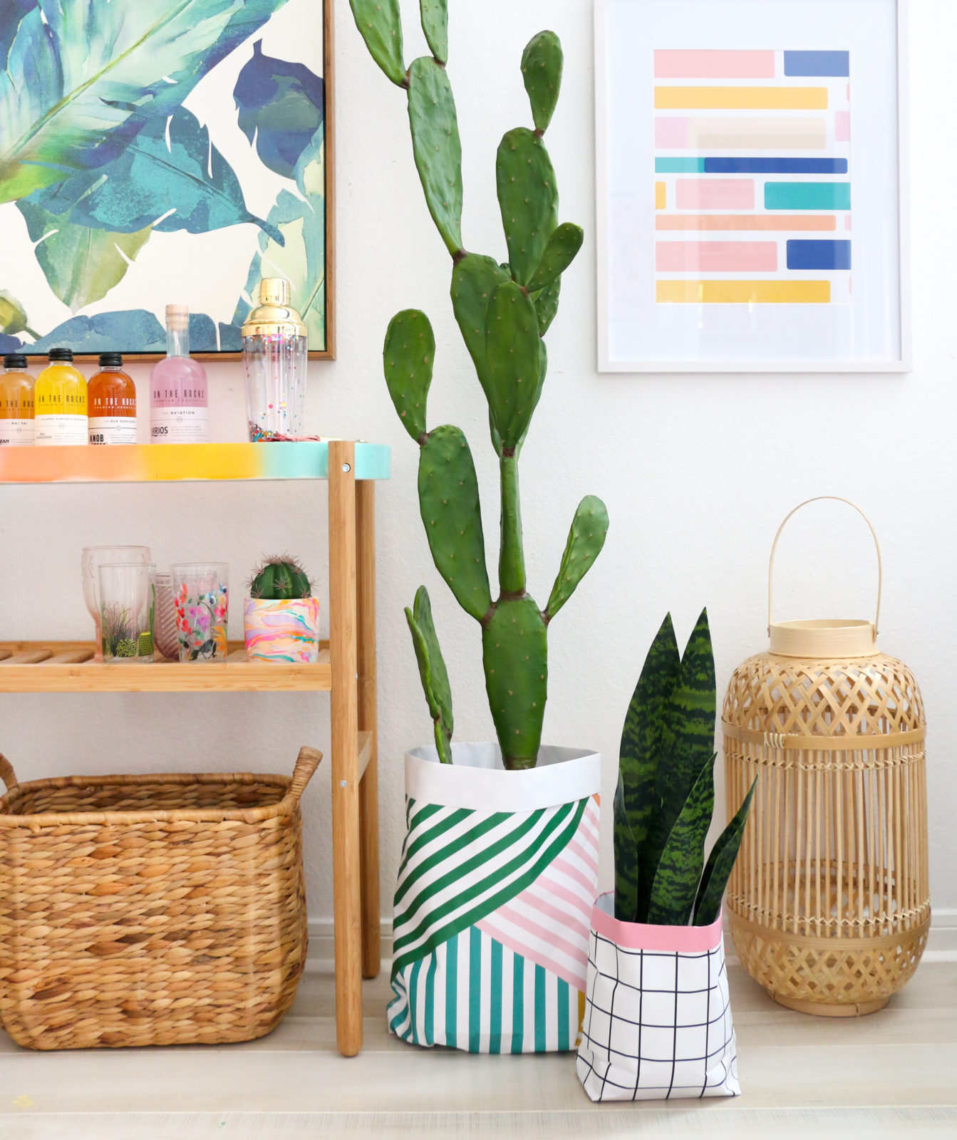 DIY Paper Planter Covers - A Kailo Chic Life