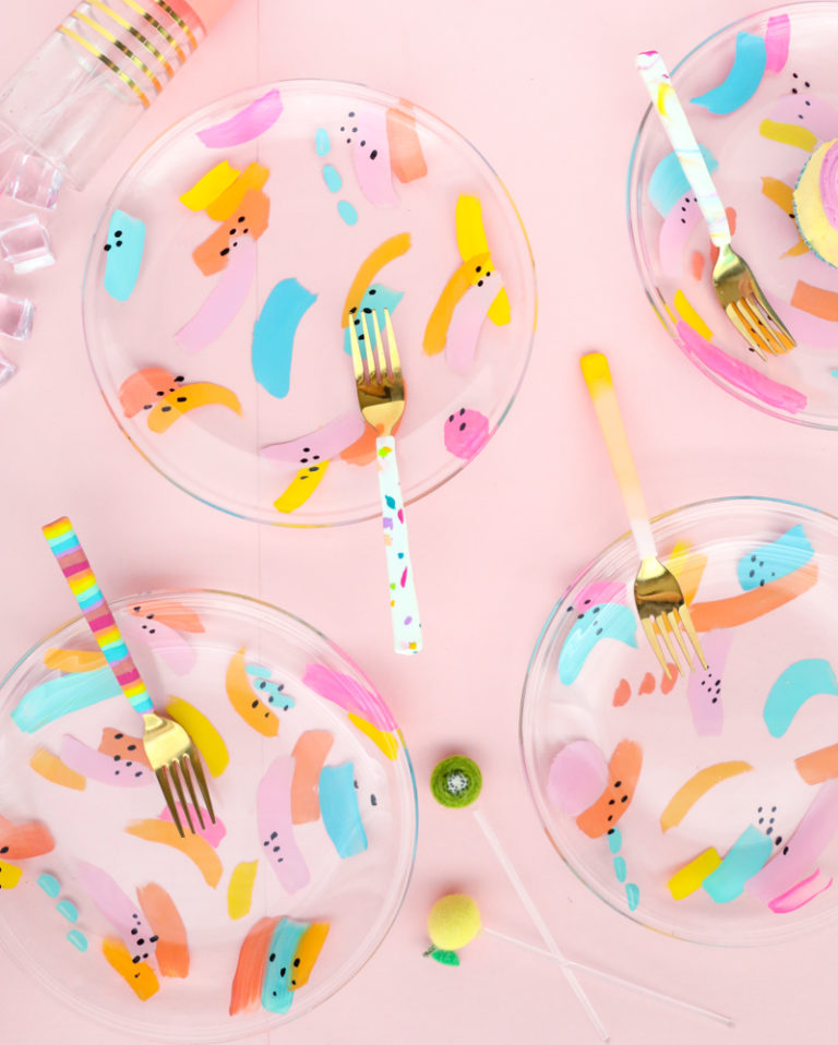 How to Make Patterned Forks with Clay - A Kailo Chic Life