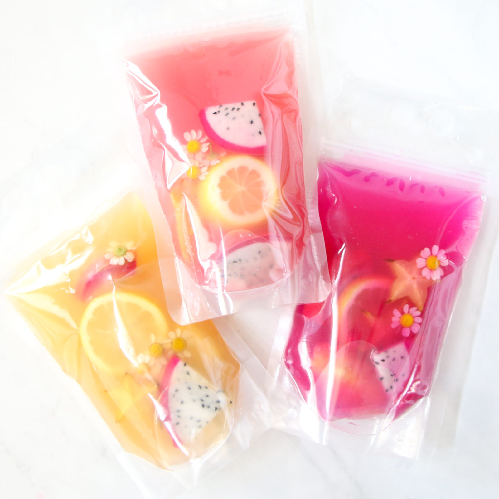 Pineapple Dragon Fruit Vodka Sour Cocktail Pouches - A Kailo Chic Life