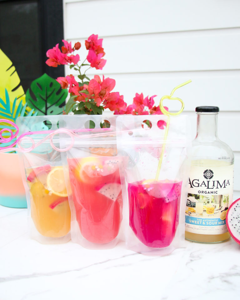 Pineapple Dragon Fruit Vodka Sour Cocktail Pouches - A Kailo Chic Life