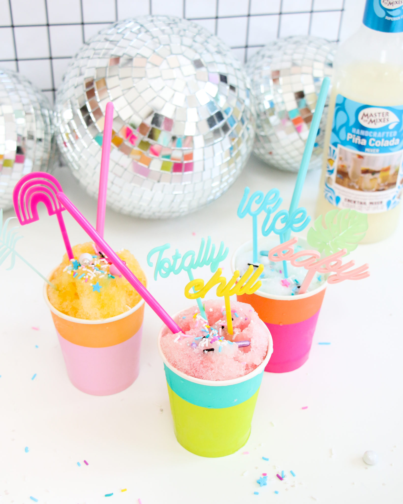 Colorful and Tasty Boozy Snow Cones - A Kailo Chic Life